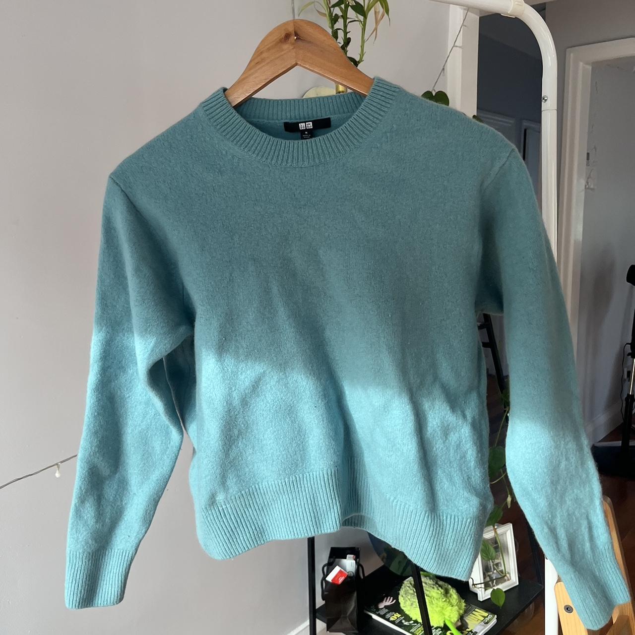 uniqlo blue sweater - Depop