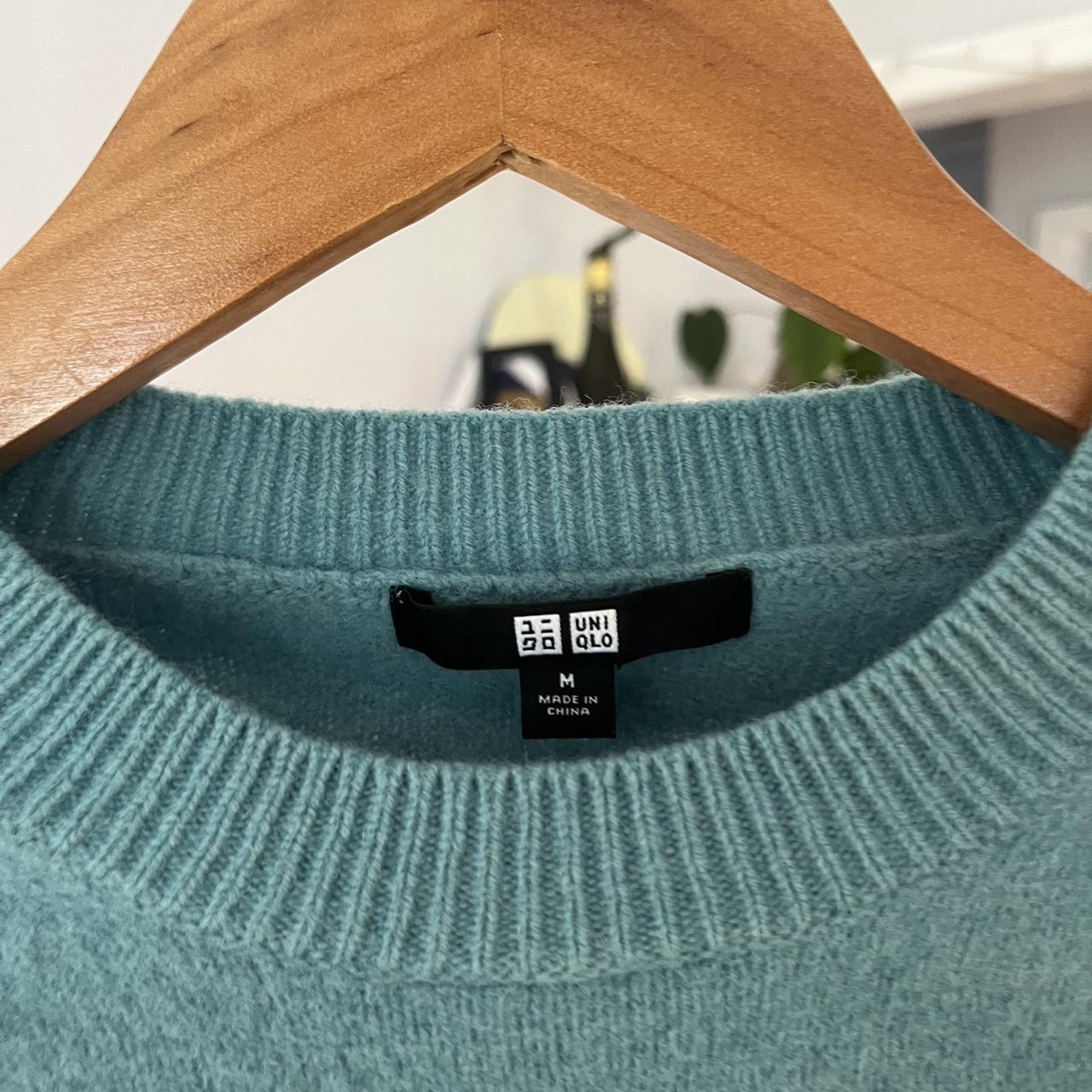 uniqlo blue sweater - Depop