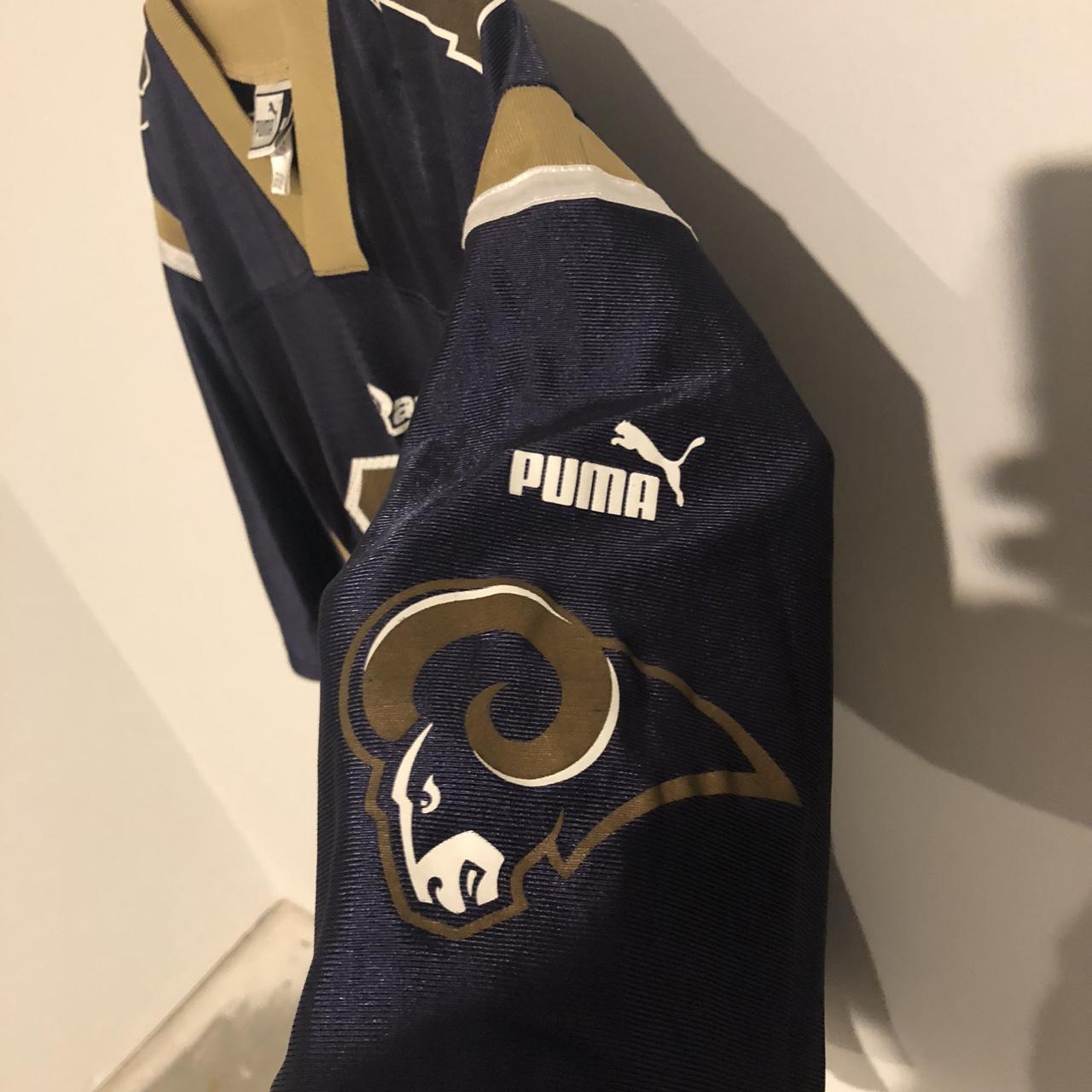 Vintage Kurt Warner St. Louis Rams Puma NFL Football... - Depop