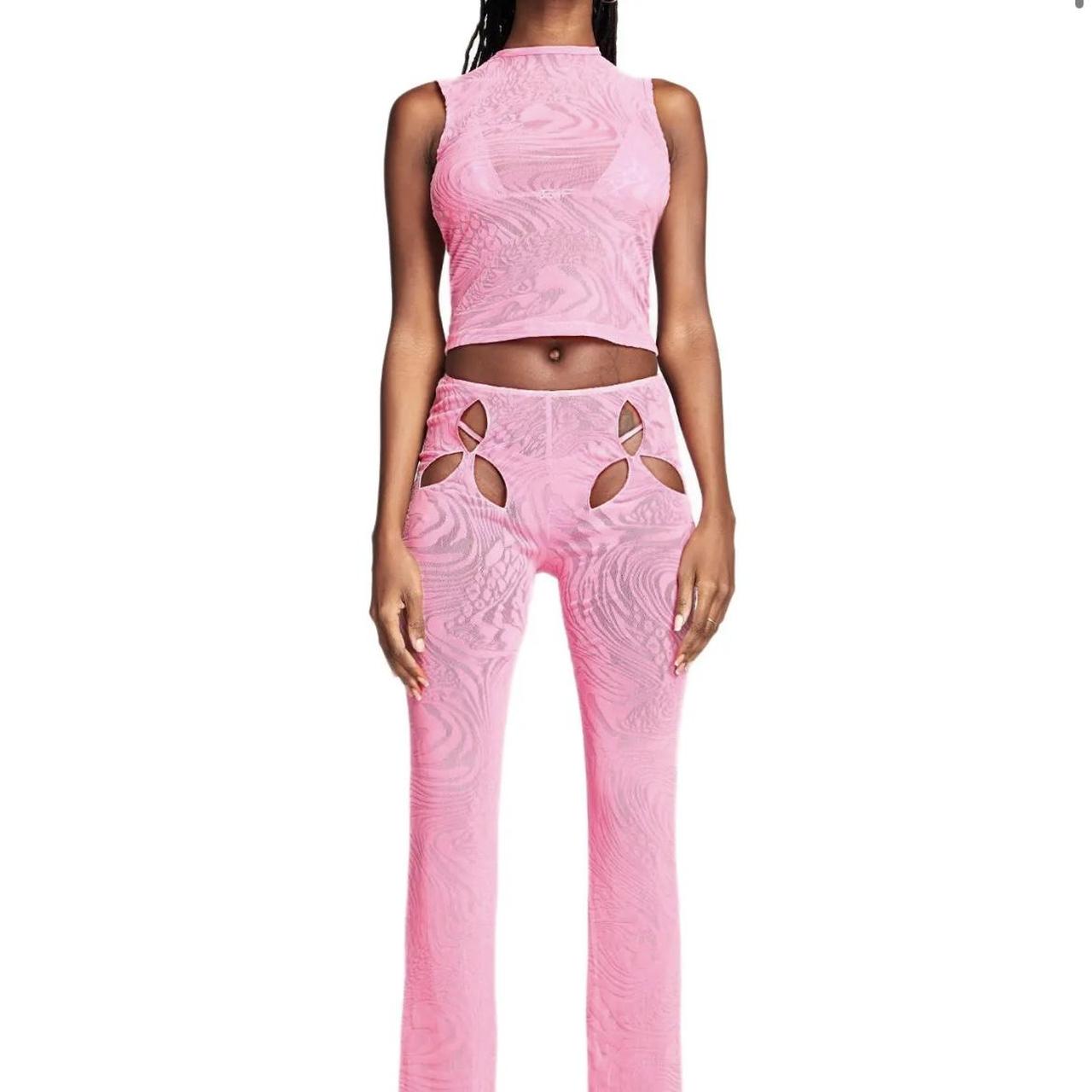 I Am Gia Pink Amina Set Both Top And Bottom Top Depop