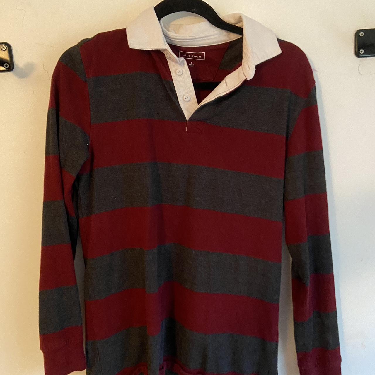 Men's Red and Grey Polo-shirts | Depop