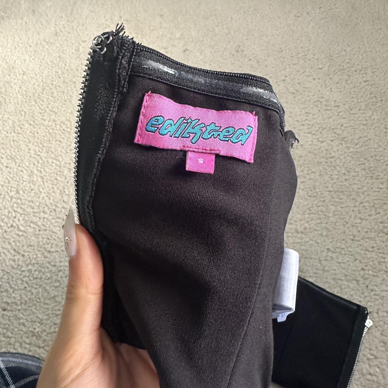 Edikted zip-up corset top. - Depop