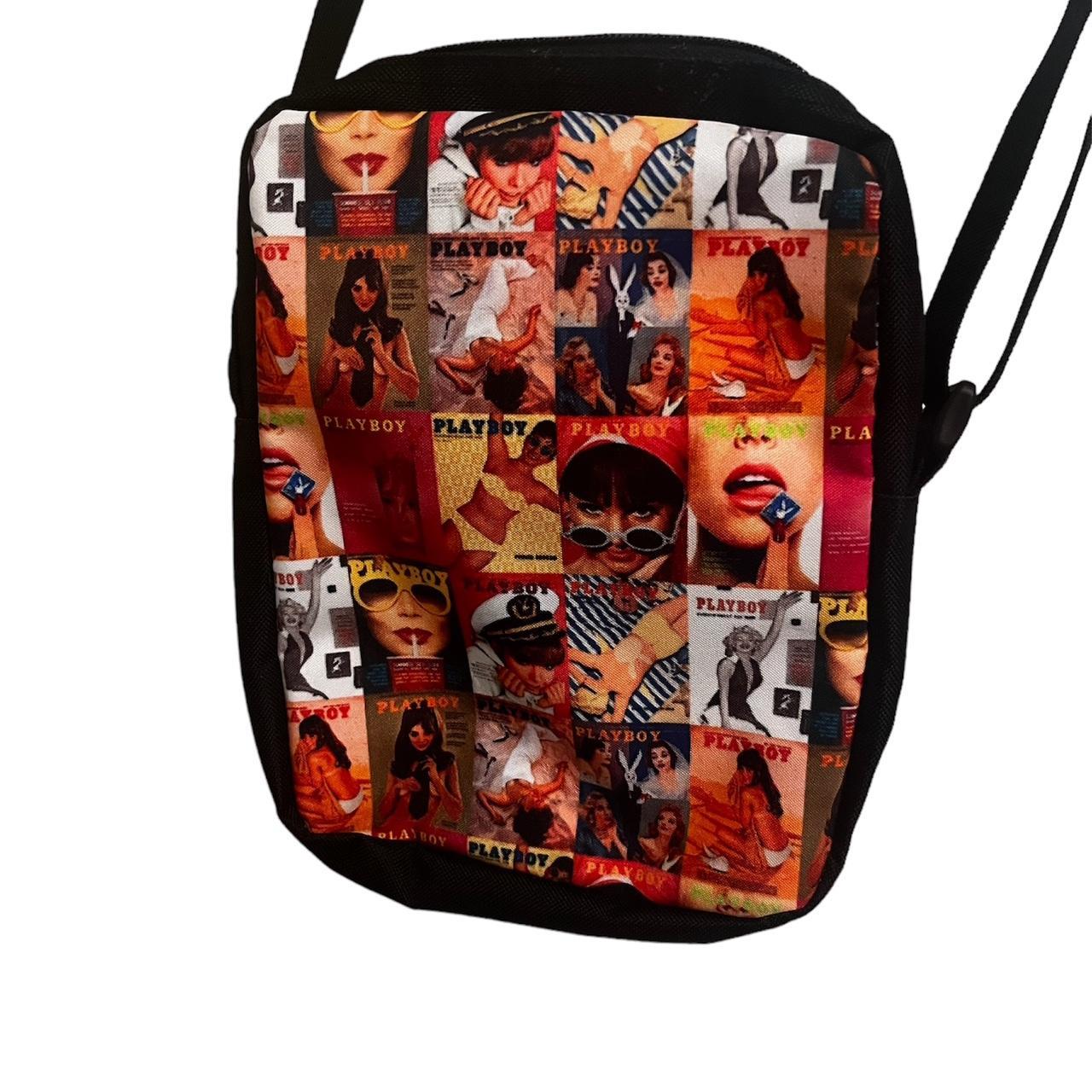 Playboy magazine cover custom purse. Like new. - Depop