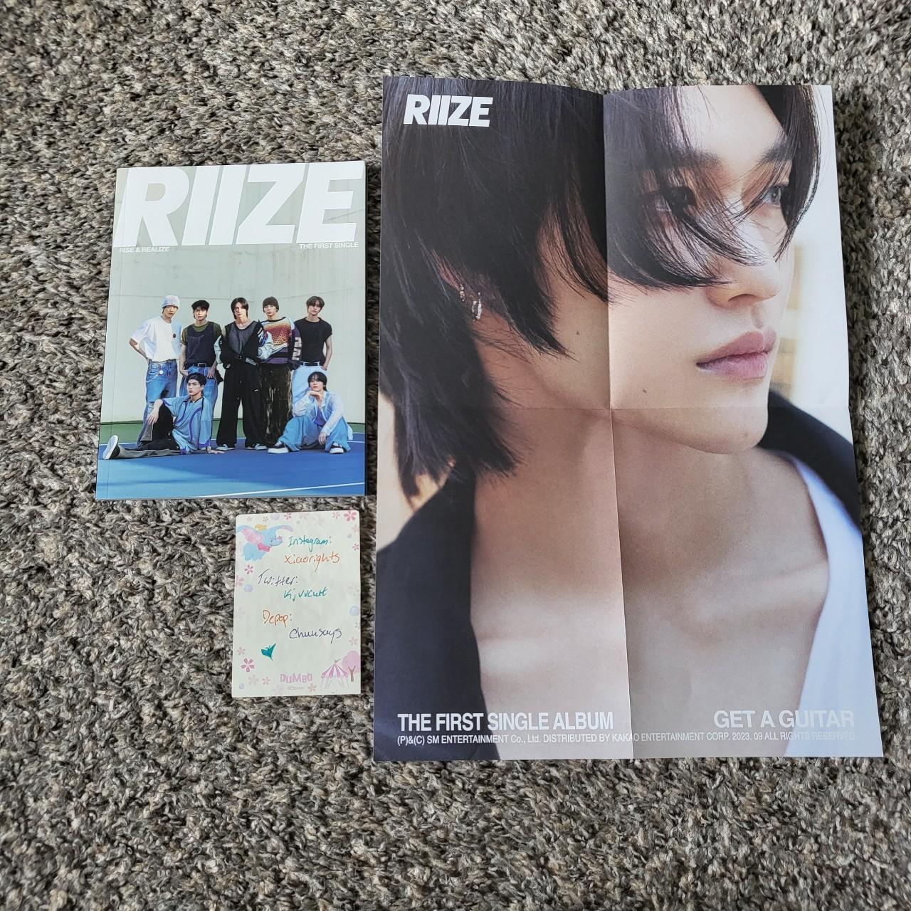 RIIZE get a guitar (realize ver) album comes with... - Depop