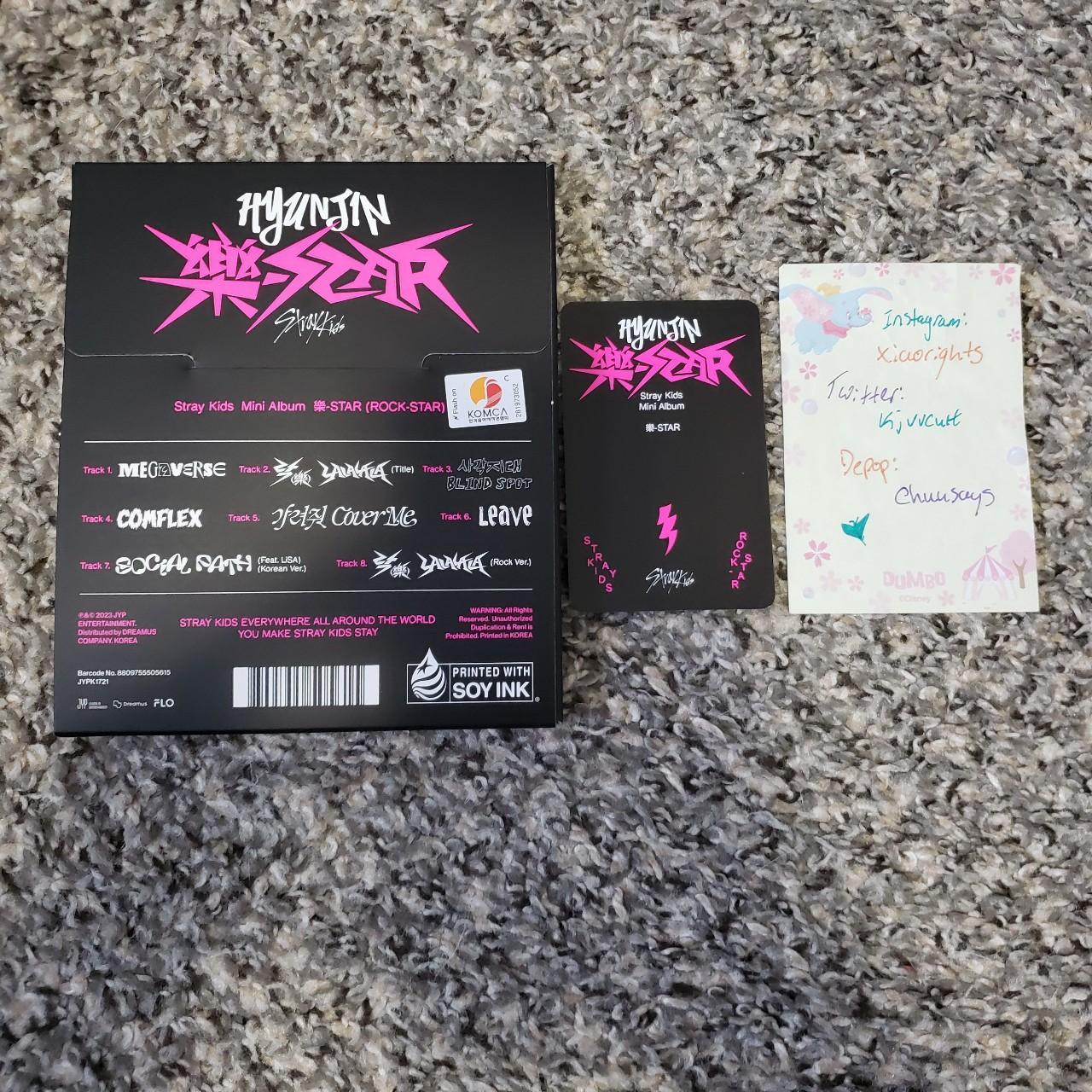 STRAY KIDS rock-star (hyunjin digipack ver)... - Depop