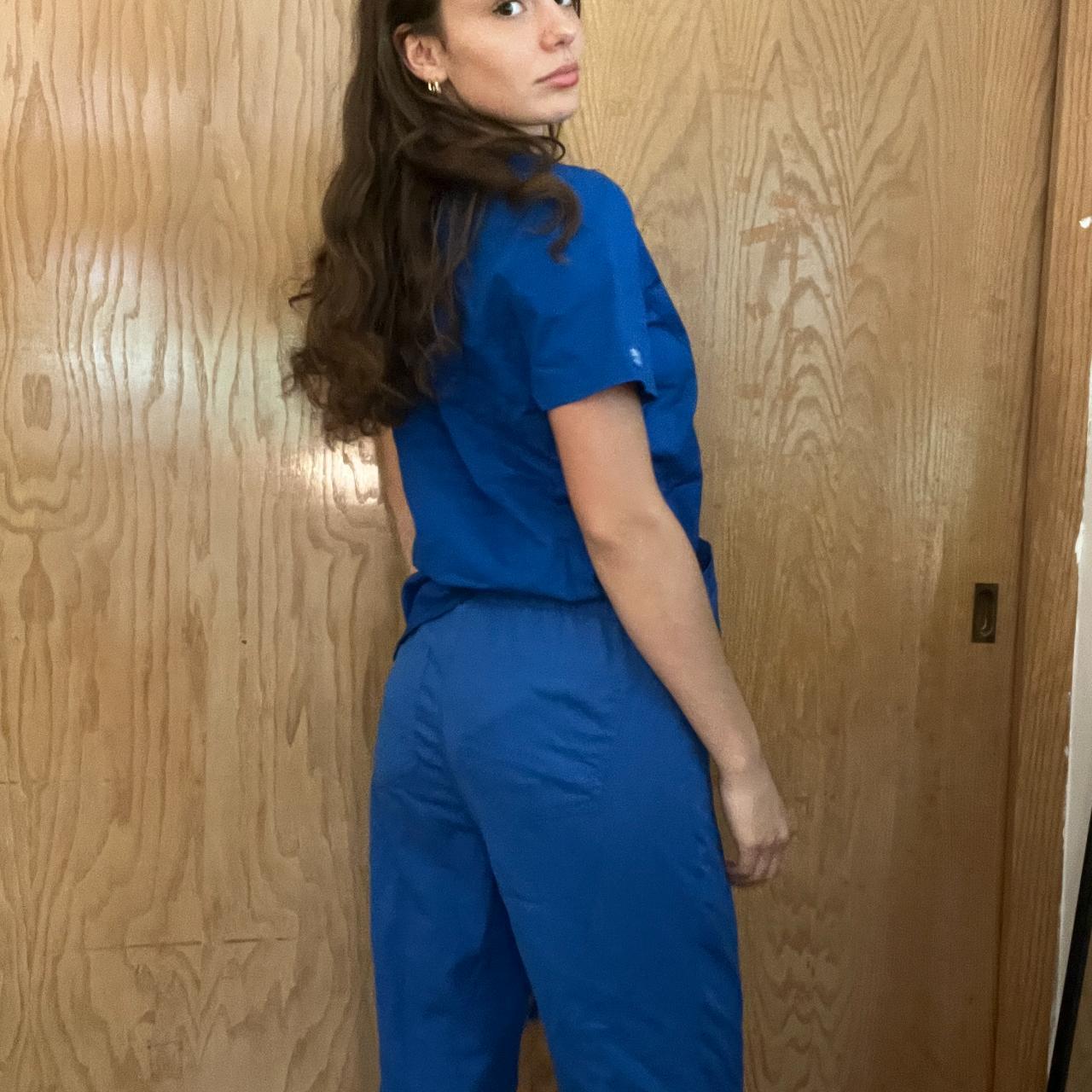 Blue scrubs set. Greys Anatomy costume. Size small... - Depop