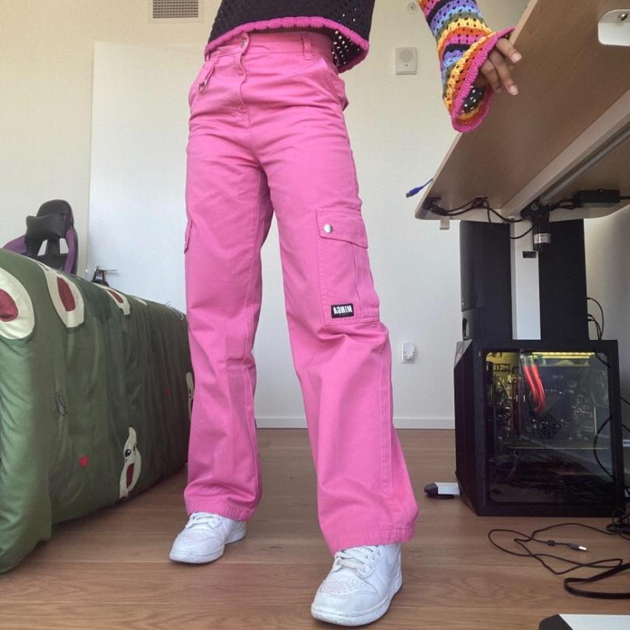 Hot Pink Utility Trousers🩷 SOLD OUT TROUSERS🪷... | Depop