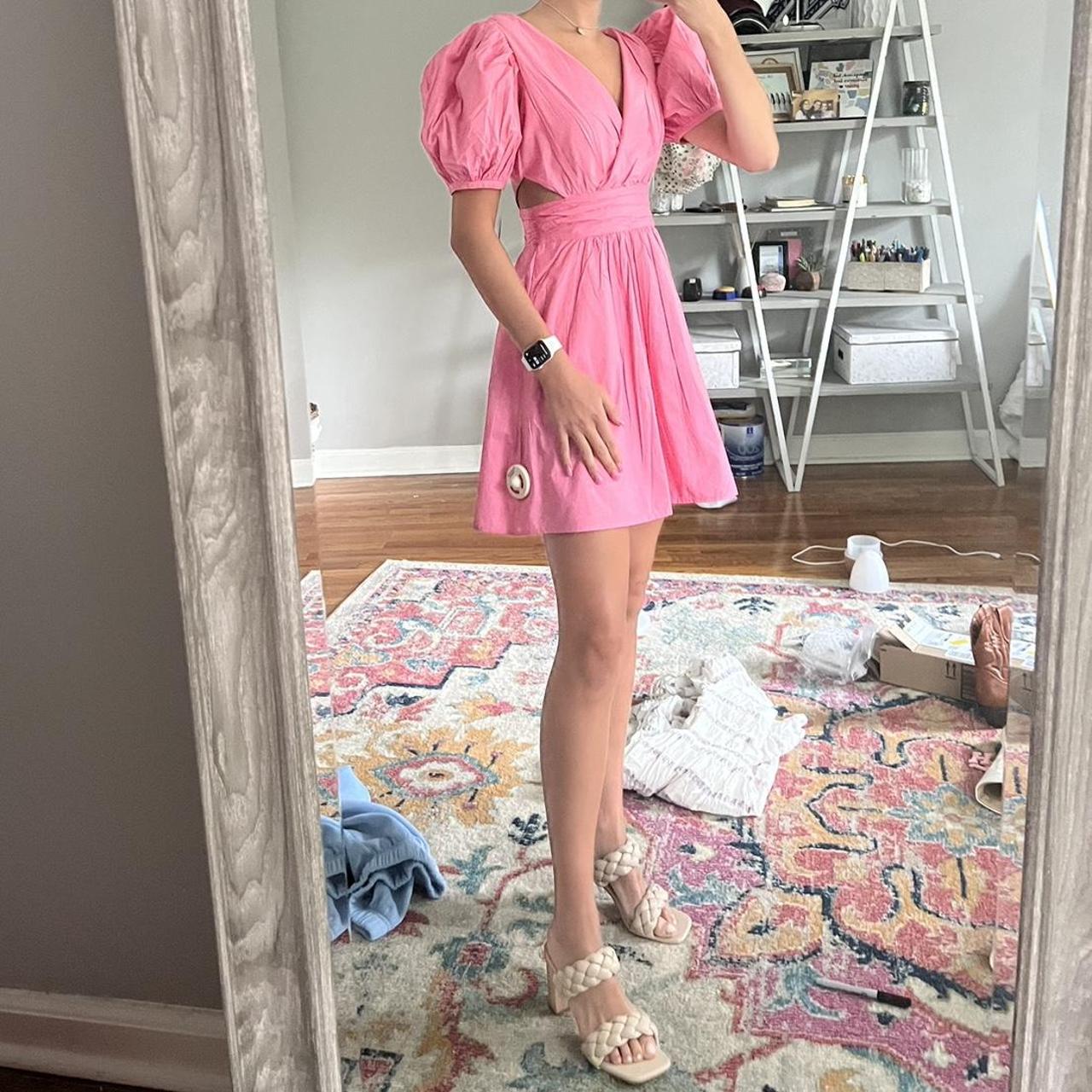 French Connection pink dress. Perfect for rush and... - Depop