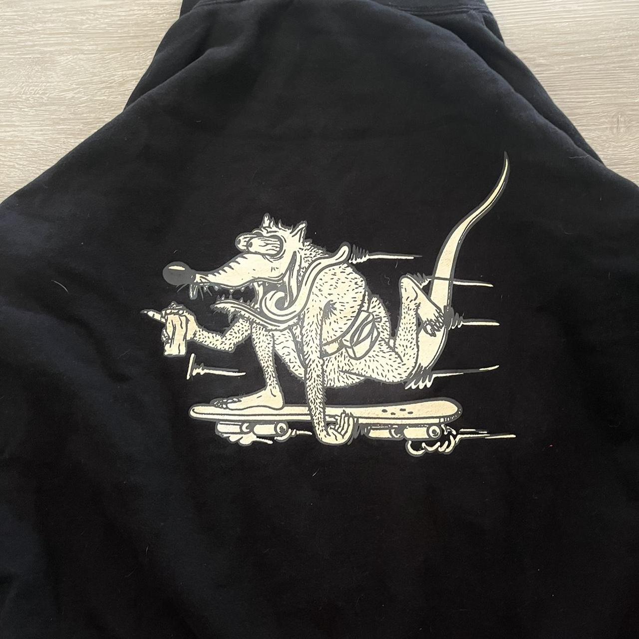yellow rat bastard hoodie doesnt have a size but... - Depop
