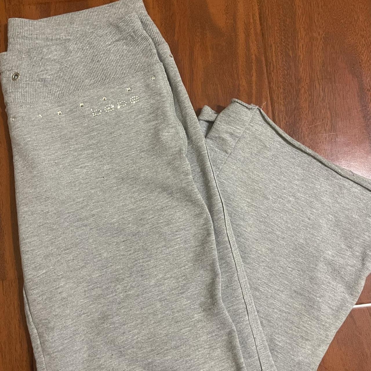 Cute Y2K 2000’s bebe sweats with rhinestone... - Depop