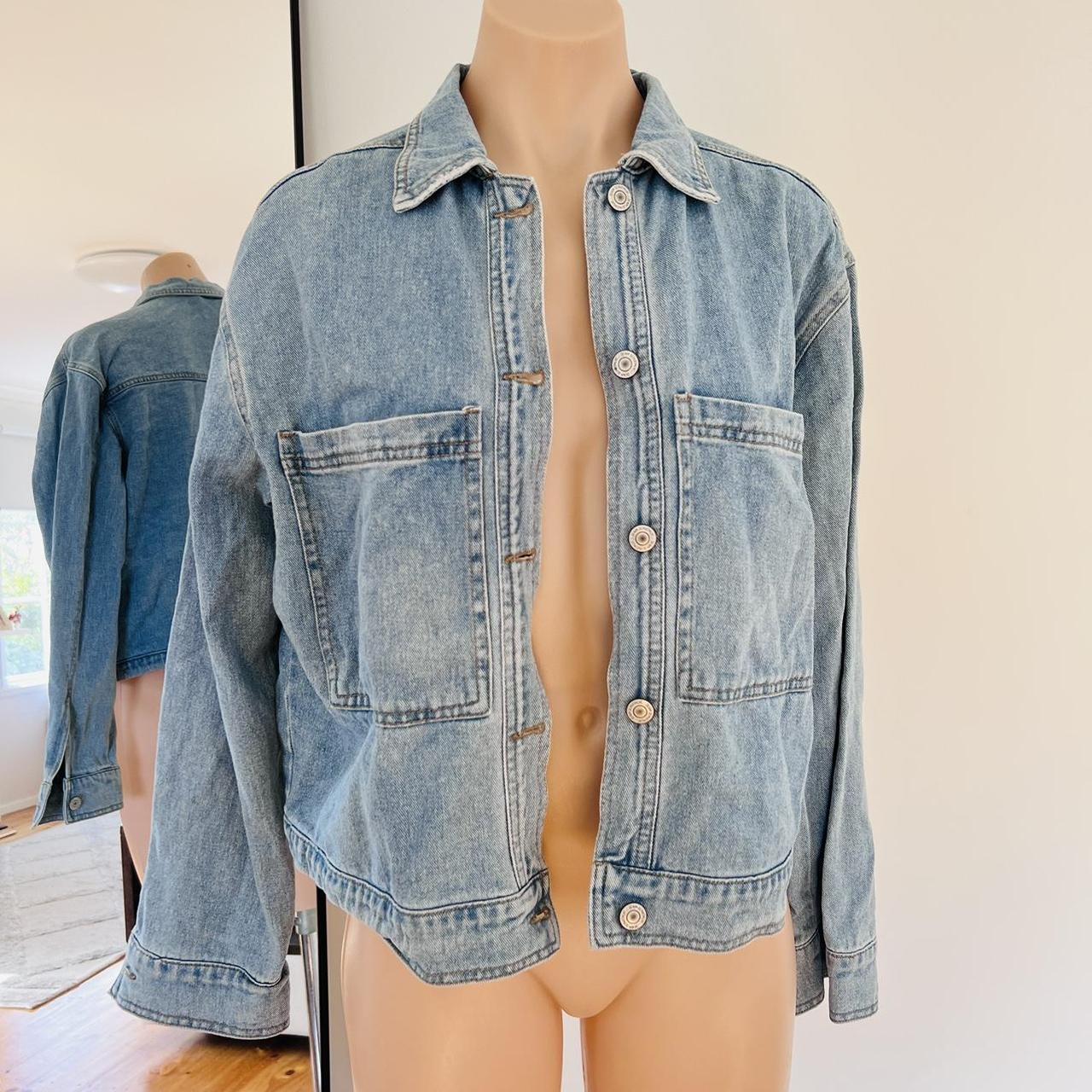 Kmart anko denim jacket Size 10 womens fit... - Depop