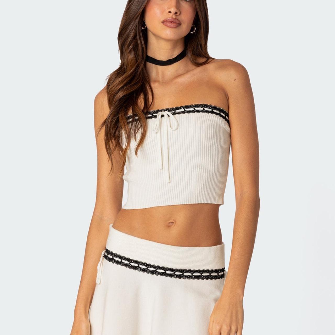 Edikted Knit tube top Original: $58 Selling: $20 - Depop