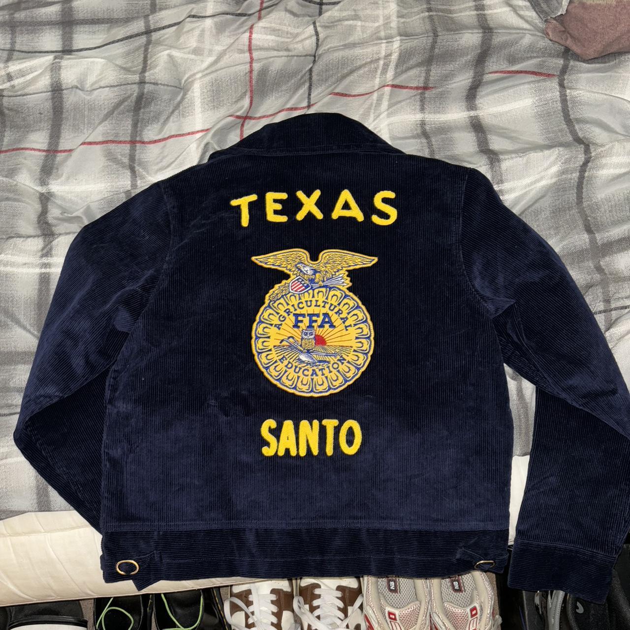 vintage 1928 FFA texas santo corduroy jacket SIZE... - Depop
