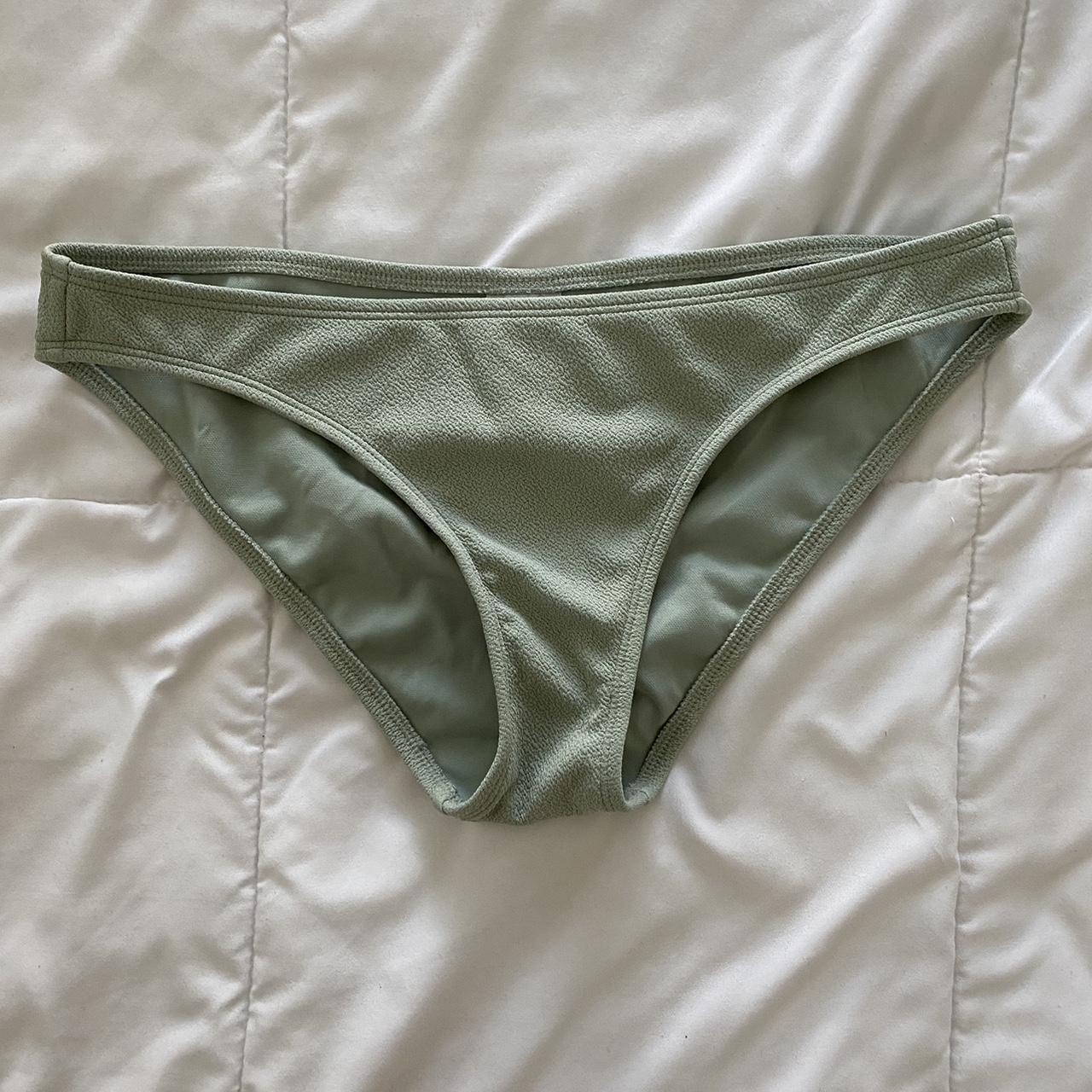 Target Xhilaration Sage Green Bikini Bottoms Never Depop