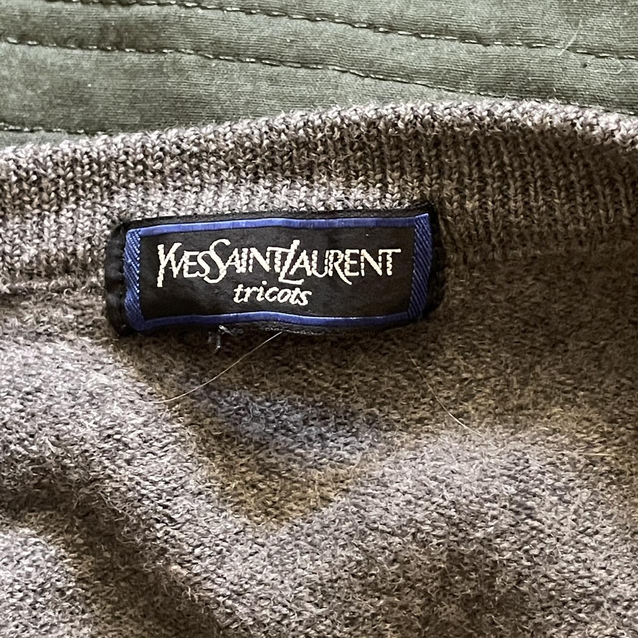 Authentic vintage YSL wool cardigan. Comes with an... - Depop