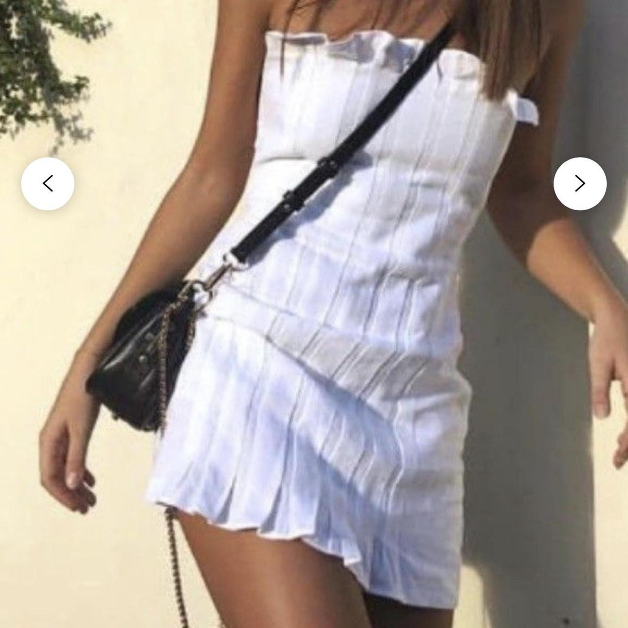 Repop Bec N Bridge By the poolside mini white dress... - Depop