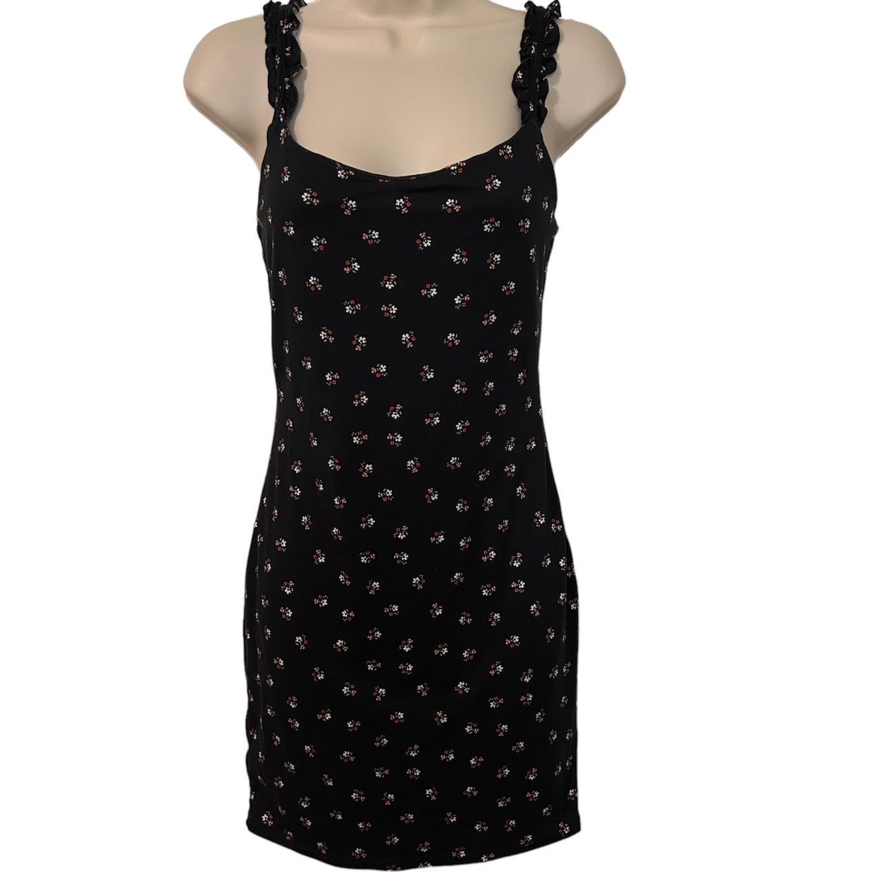 Windsor Black Floral Cami Dress -Size: M -Worn... - Depop