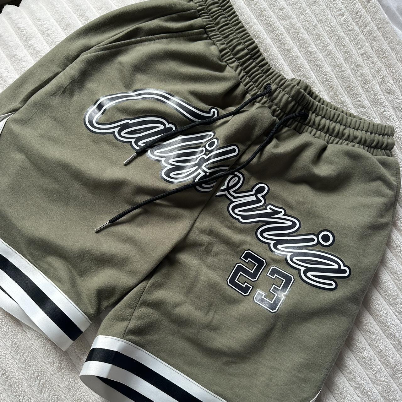 Khaki green California shorts Super comfy only worn... - Depop