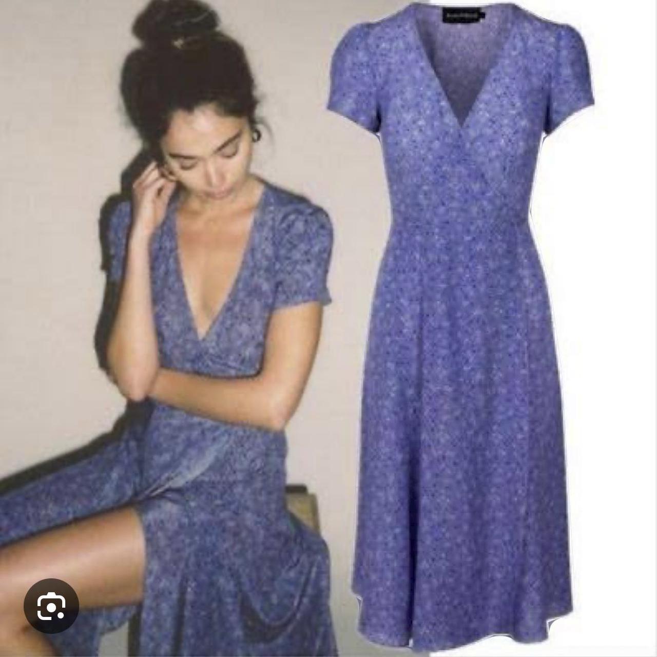 Realisation par Purple wrap dress Size M Slight... - Depop