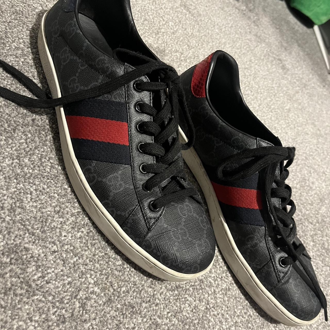 Genuine men’s Gucci trainers, have been worn, signs... - Depop
