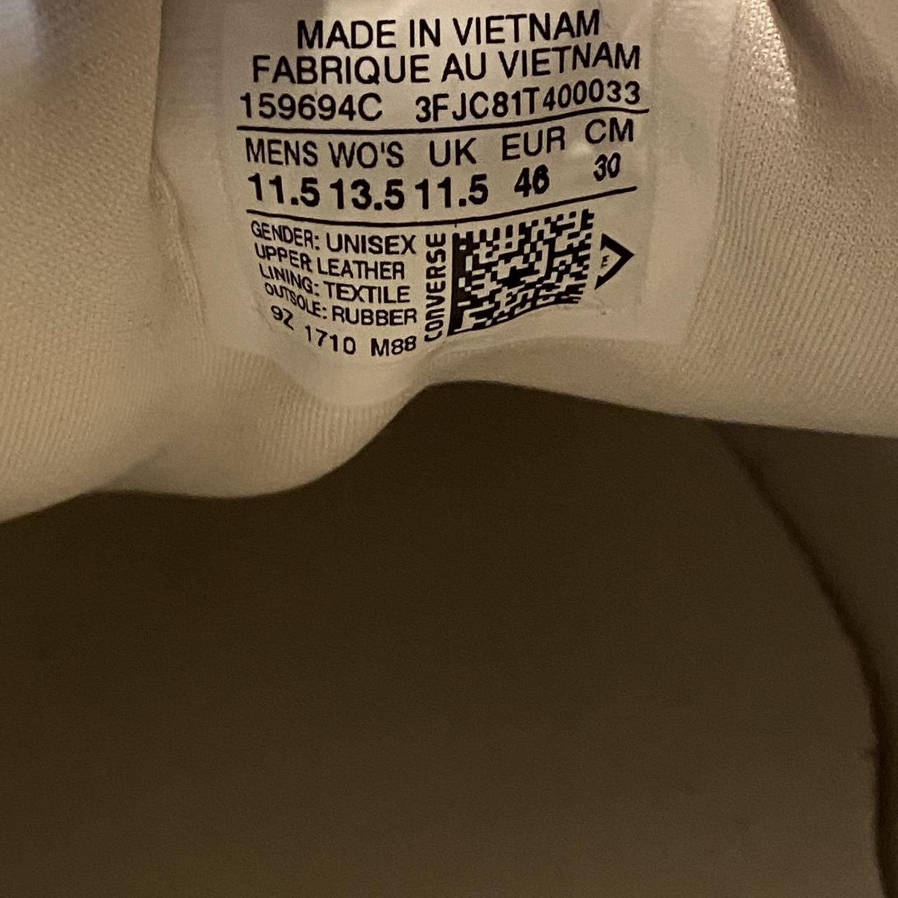 converse white one star low tops - Depop