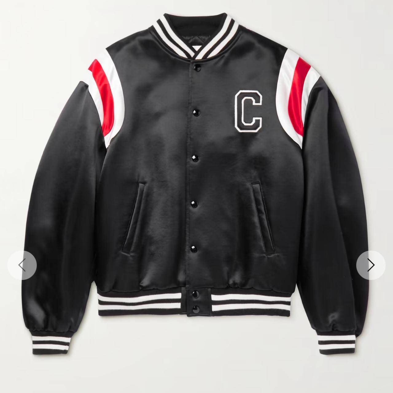 Celine bomber jacket in thick satin Brand new with... - Depop