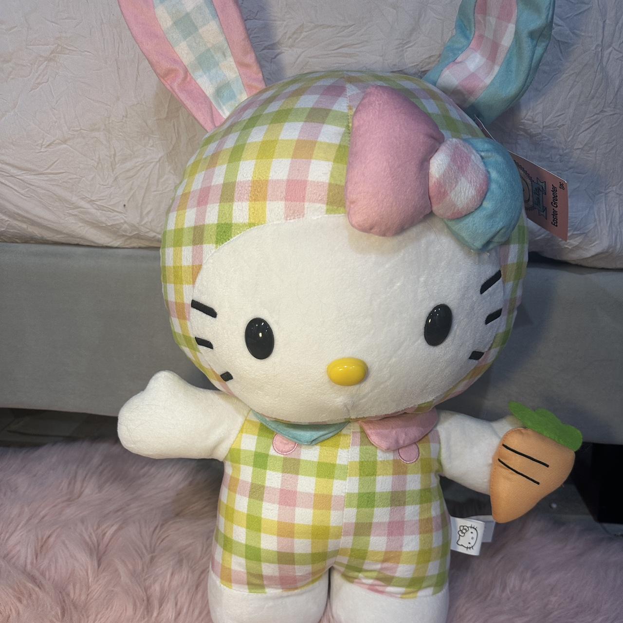 Adorable Hello Kitty Easter plush! New, good size... - Depop