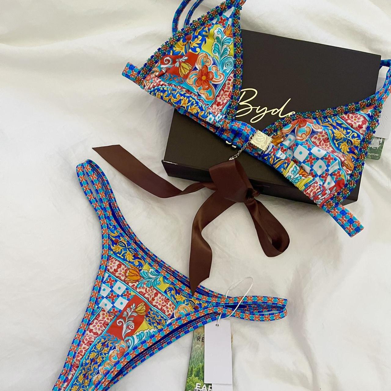 Bydee prague top & bottom in “portofino” size... - Depop