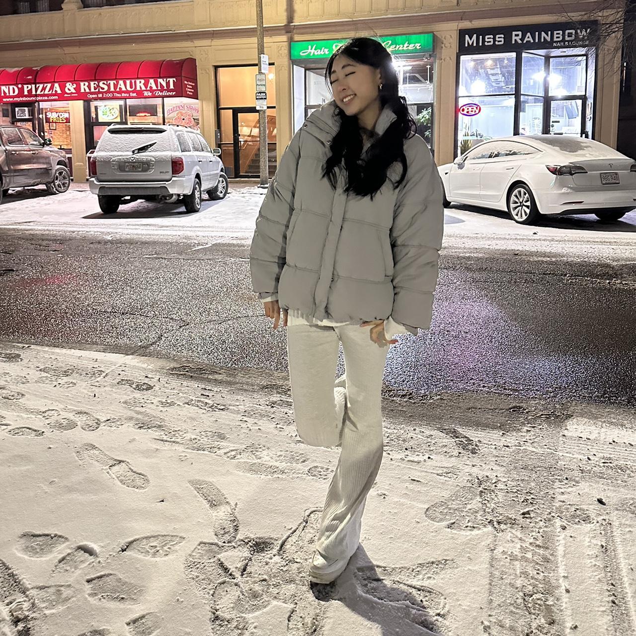 light grey ribbed flare pants💌 super soft material,... | Depop