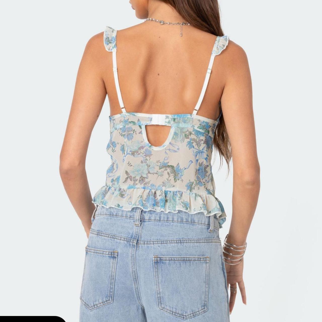 edikted sexy tank top brand new, with tags bra... - Depop