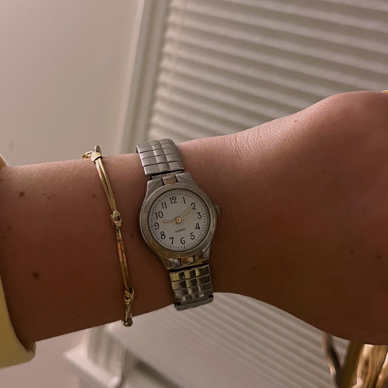 Sliver watch (small flaw in the second photo) - Depop