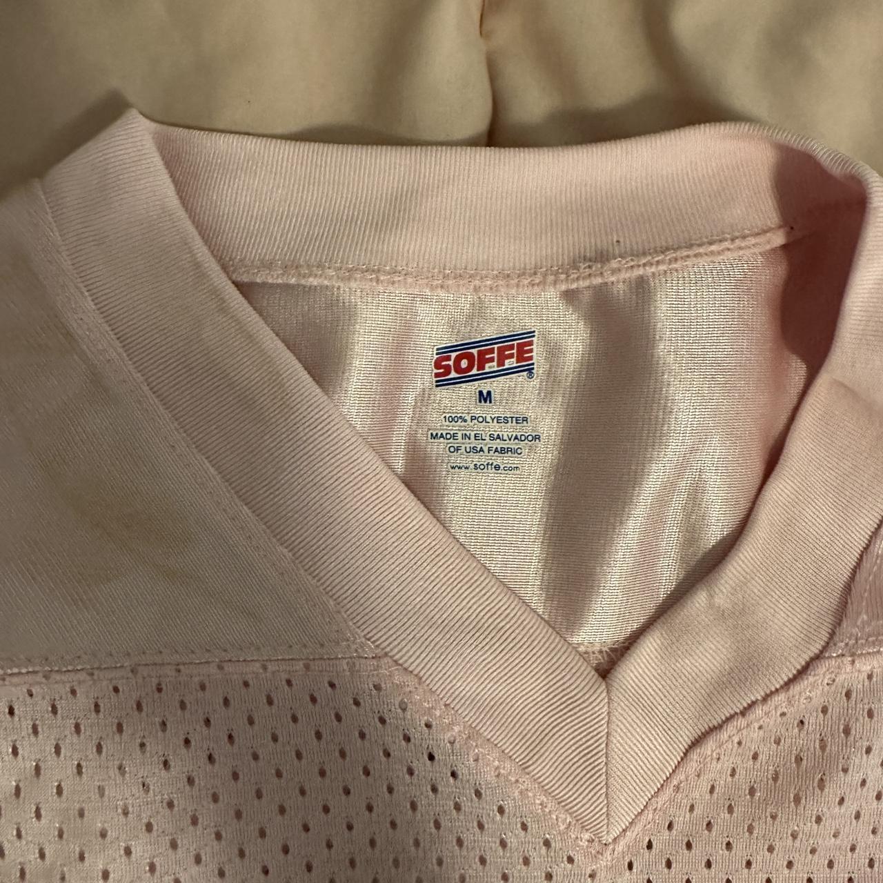 USMC pink and white jersey Small staining near neck... - Depop