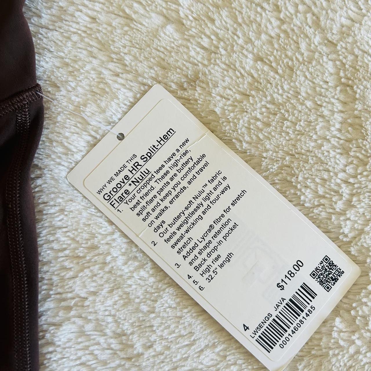 New With Tags Lululemon Groove Flare Leggings Sold... - Depop