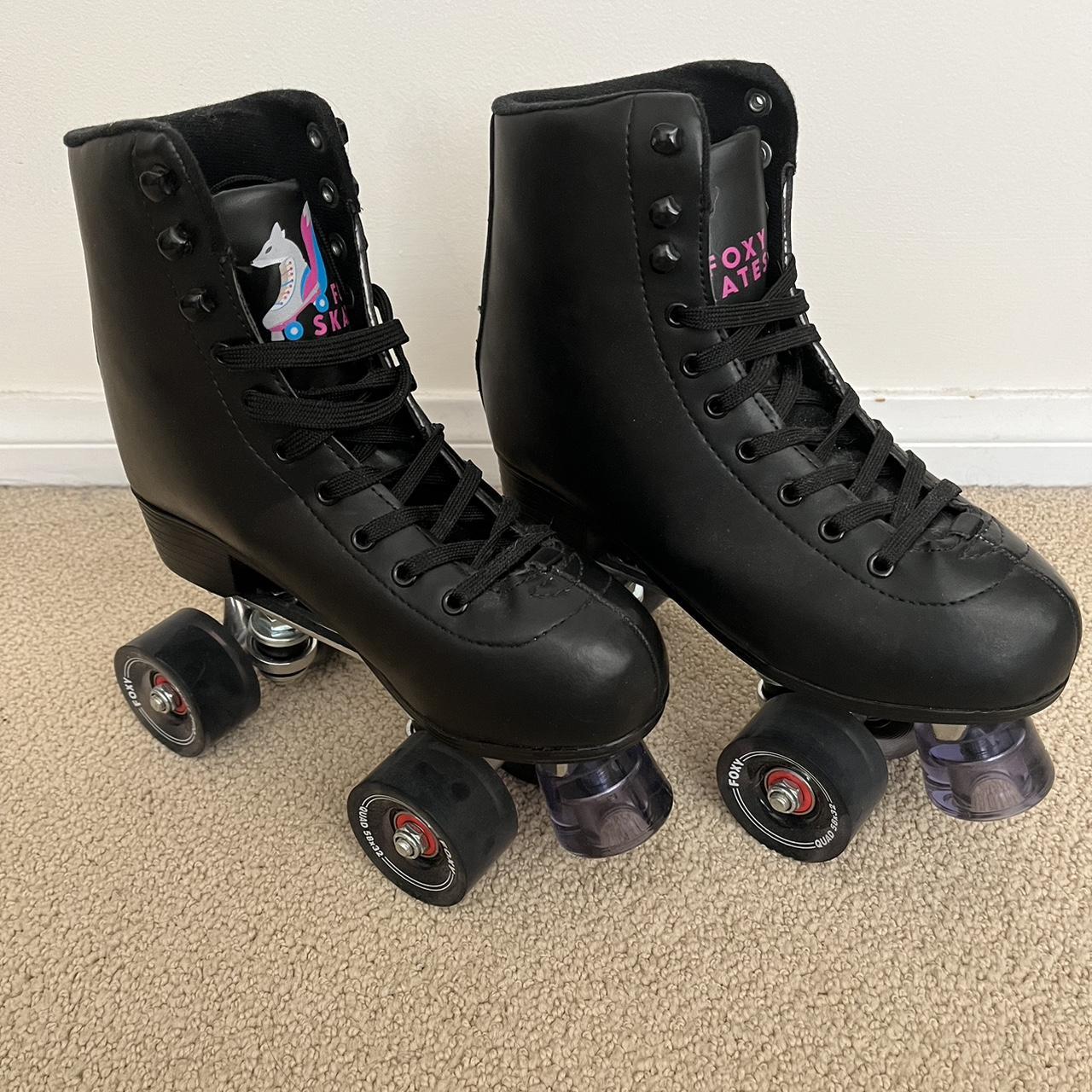 roller skates, brand is foxy skates -worn... - Depop