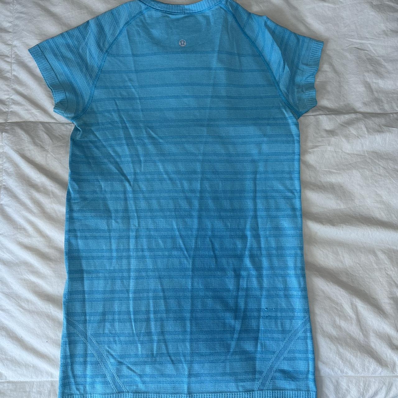 Size 8 full length lululemon blue swiftly tech... | Depop