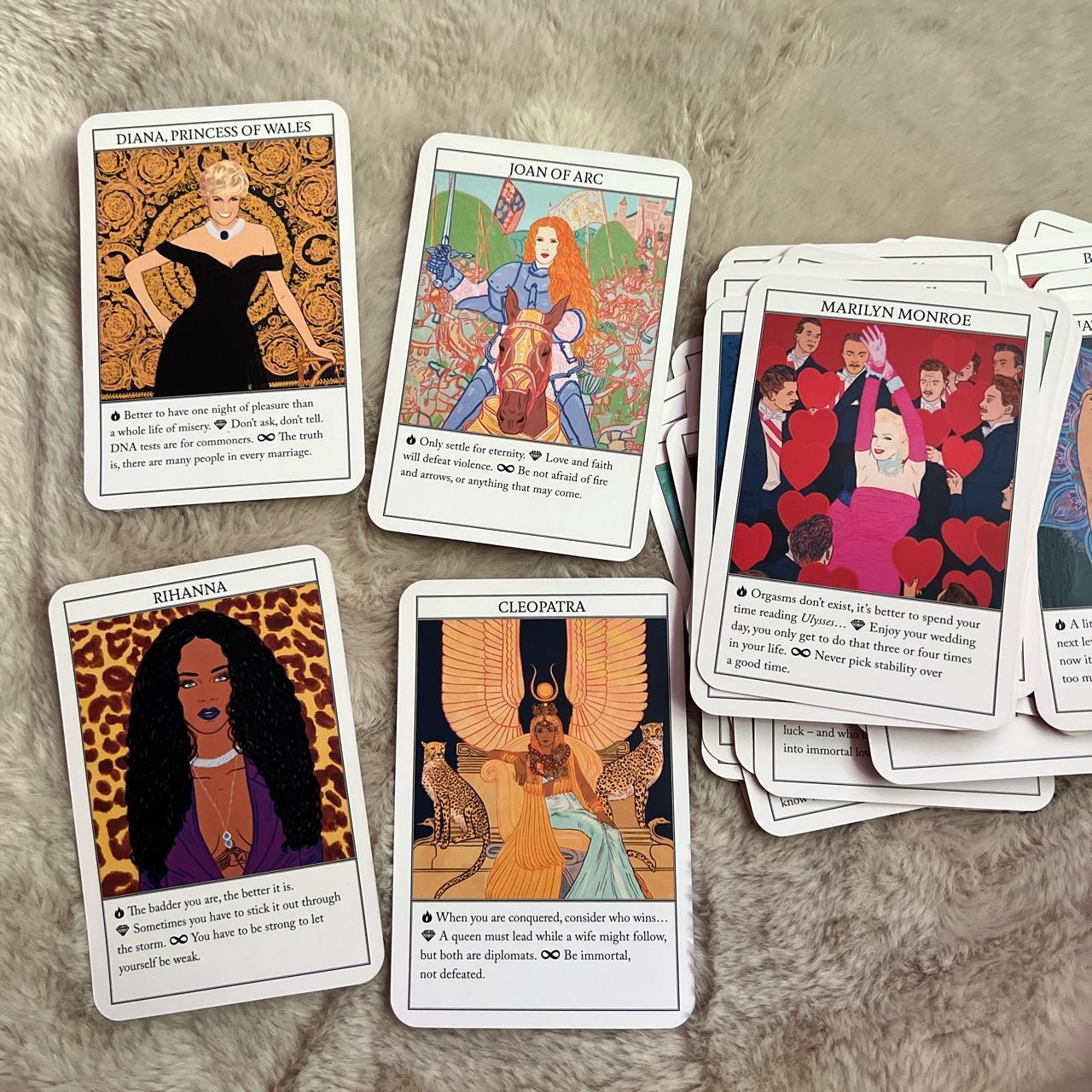 famous celebrity tarot card set🔮 -includes 50 cards... - Depop