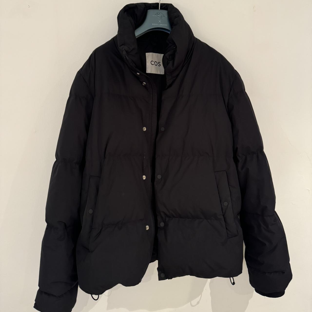 Black Cos puffer jacket - good condition. Size M but... - Depop