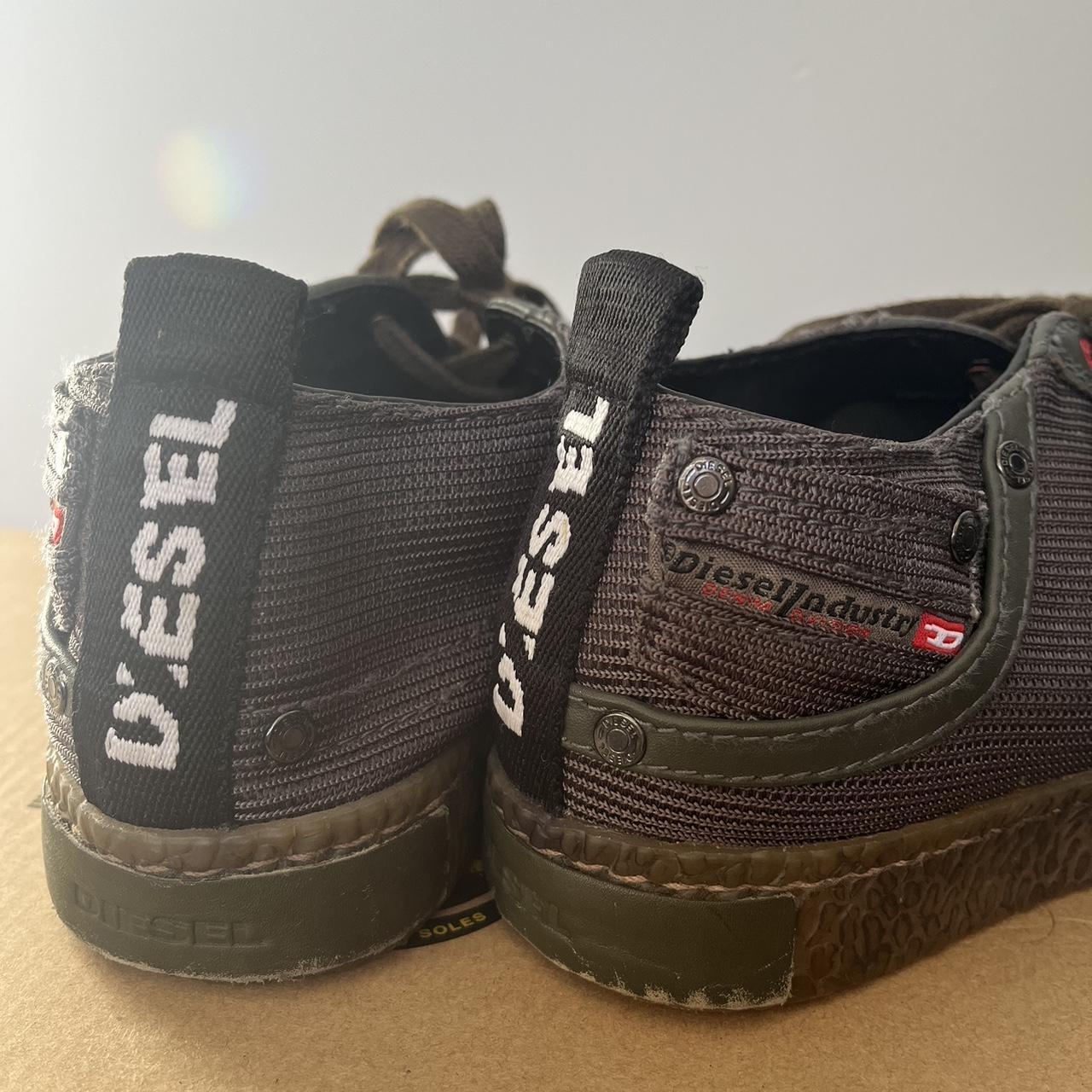 Vintage khaki green Diesel shoes. Exposure low 1’s... - Depop