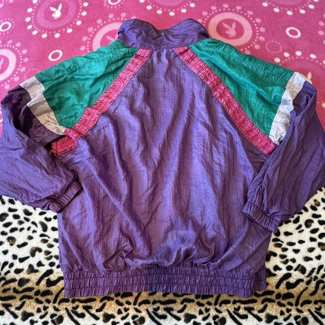 Vintage shell jacket / windbreaker 80s 90s🦋 Purple... - Depop