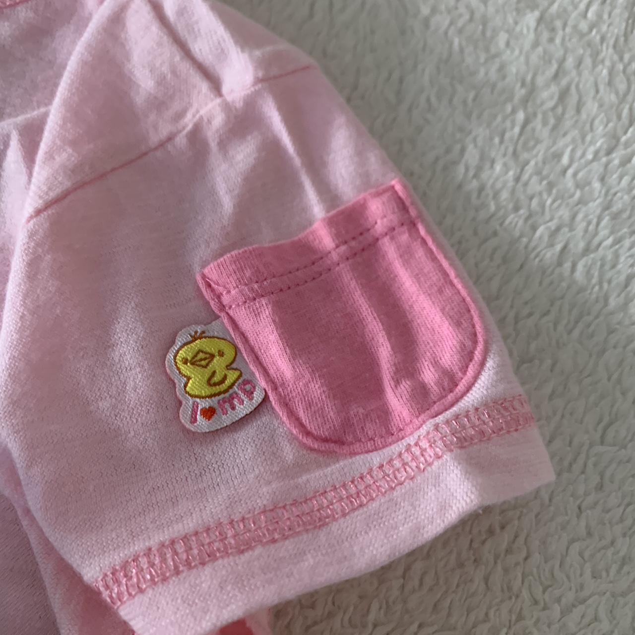 mezzo piano pink ice cream tee with sleeve... - Depop mezzo piano pink ice cream tee with sleeve... - Depop