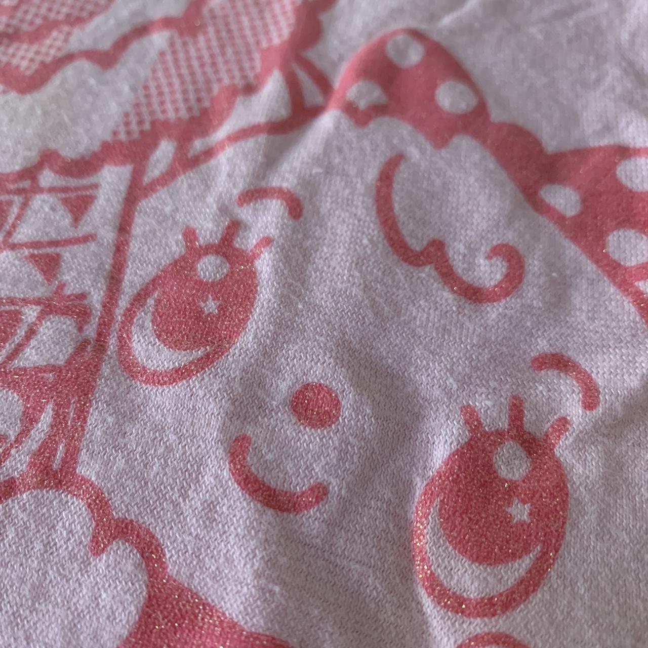 mezzo piano pink ice cream tee with sleeve... - Depop mezzo piano pink ice cream tee with sleeve... - Depop