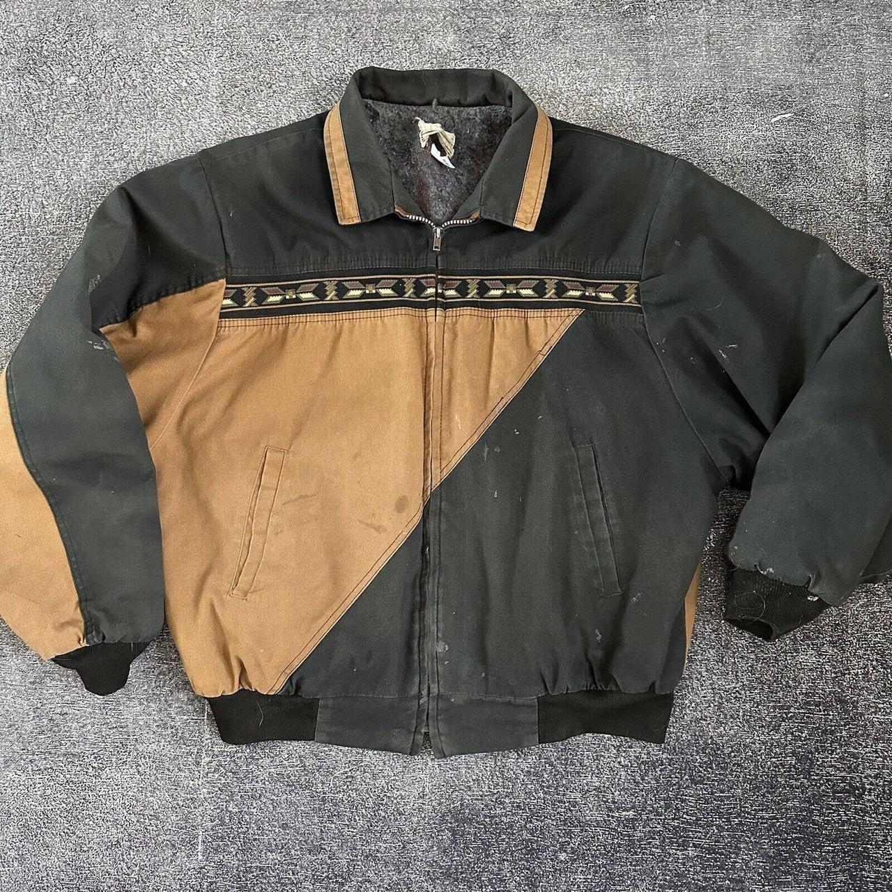 Men's Vintage 90s Express Rider USA Brown Black... - Depop