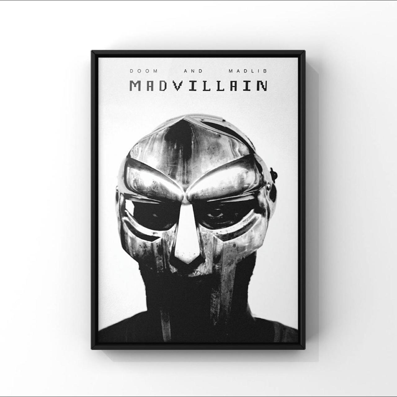 mf doom poster £glossy print £11 for a4/a3... - Depop