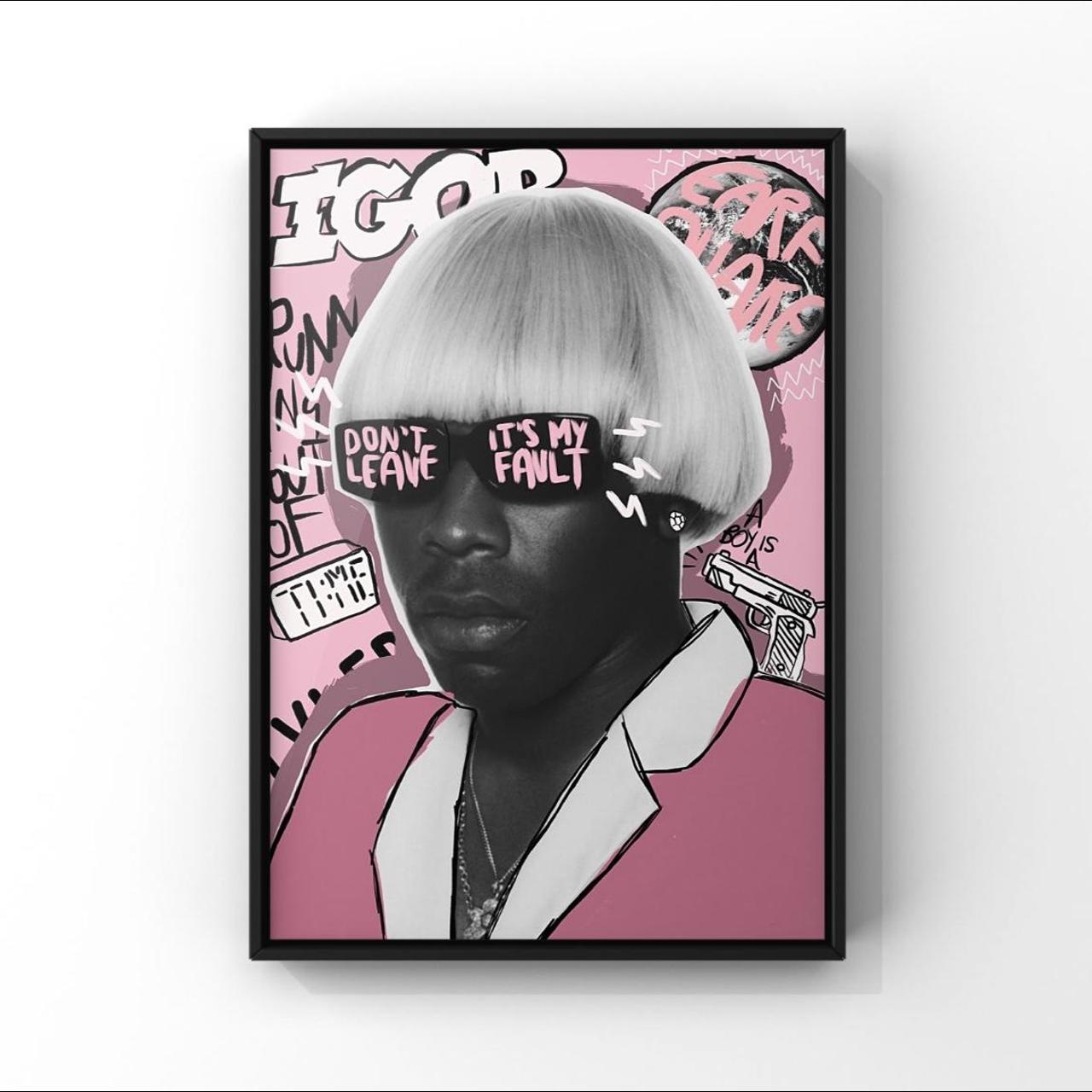tyler the creator/igor poster £glossy print £11 for... - Depop