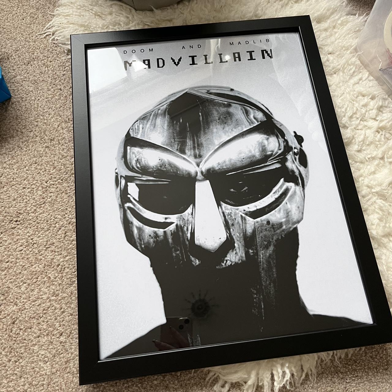 mf doom poster £glossy print £11 for a4/a3... - Depop