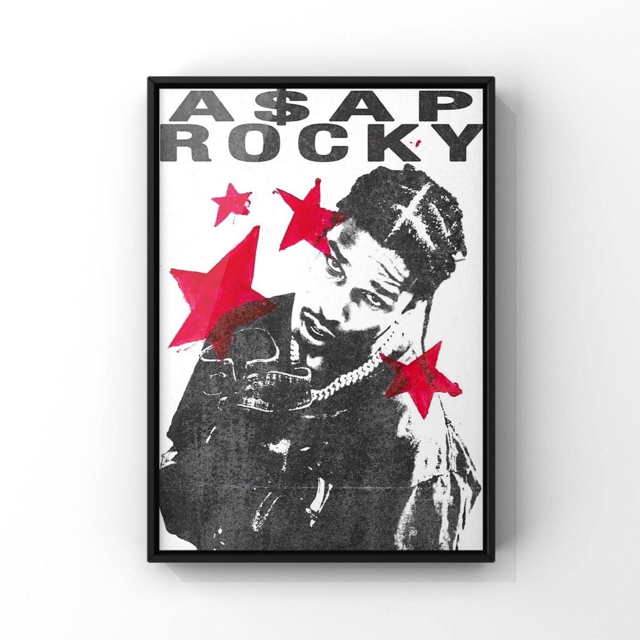 asap rocky poster £glossy print A3 or A4 UNFRAMED =... - Depop