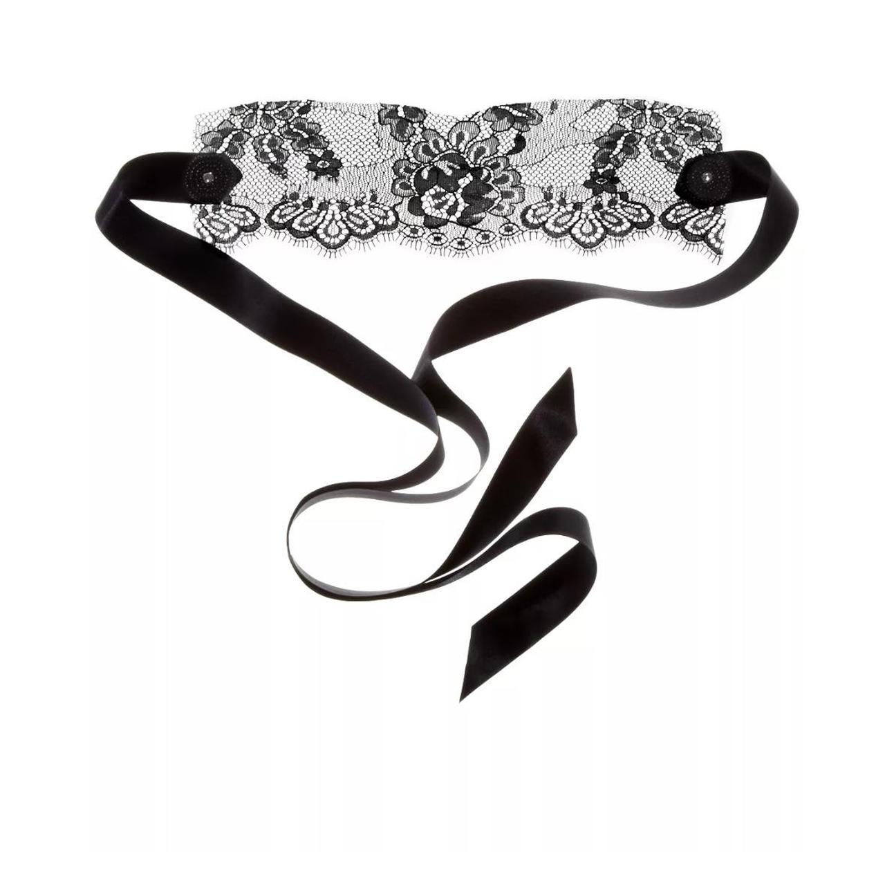 Rare Dita Von Teese Lace Beaded Rhinestone Eye Mask.... - Depop