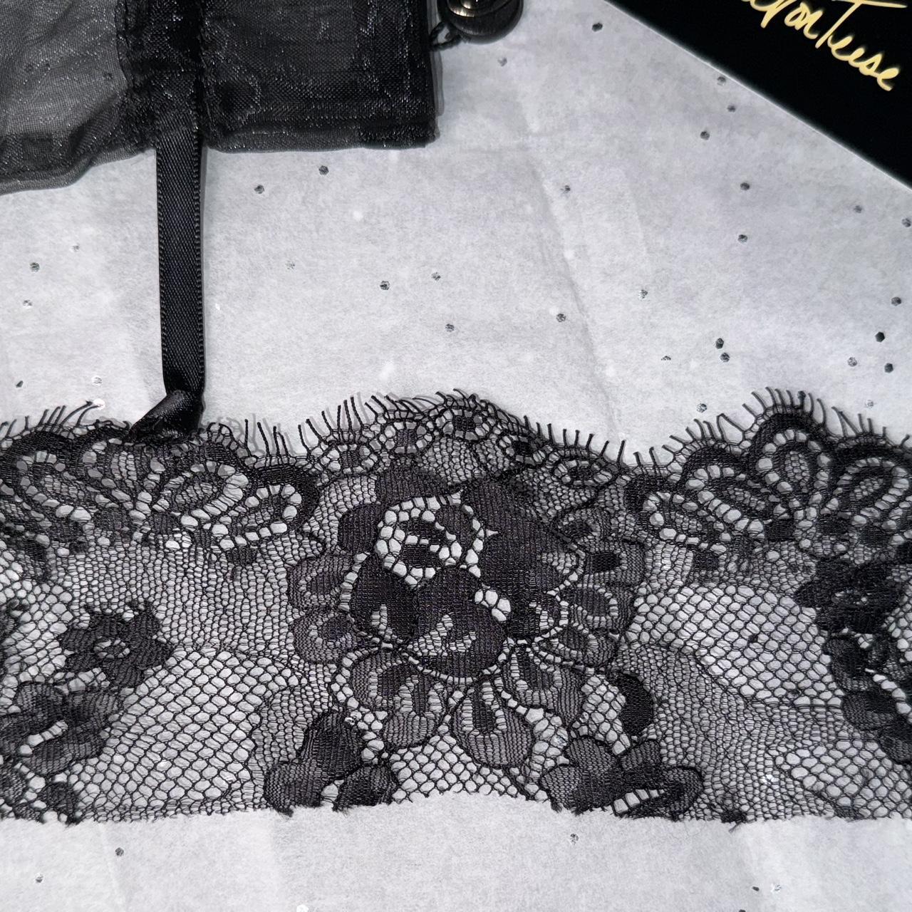 Rare Dita Von Teese Lace Beaded Rhinestone Eye Mask.... - Depop