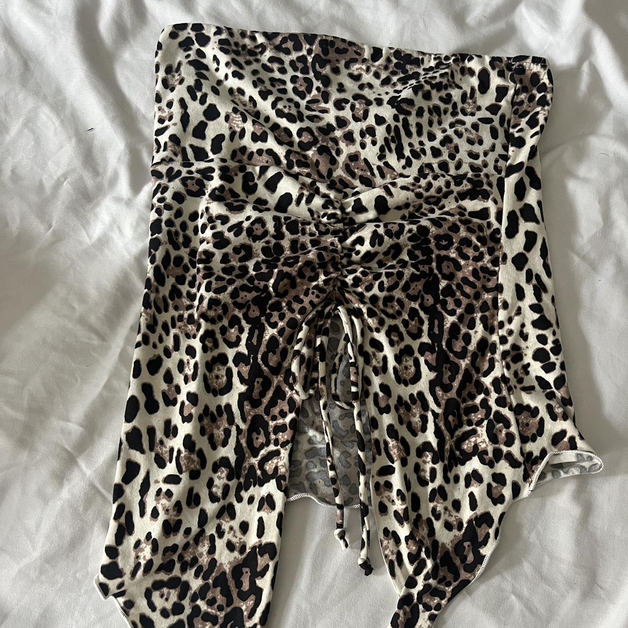 The cutest leopard tube top! 🐆🐾 Size: Small‼️( S... - Depop