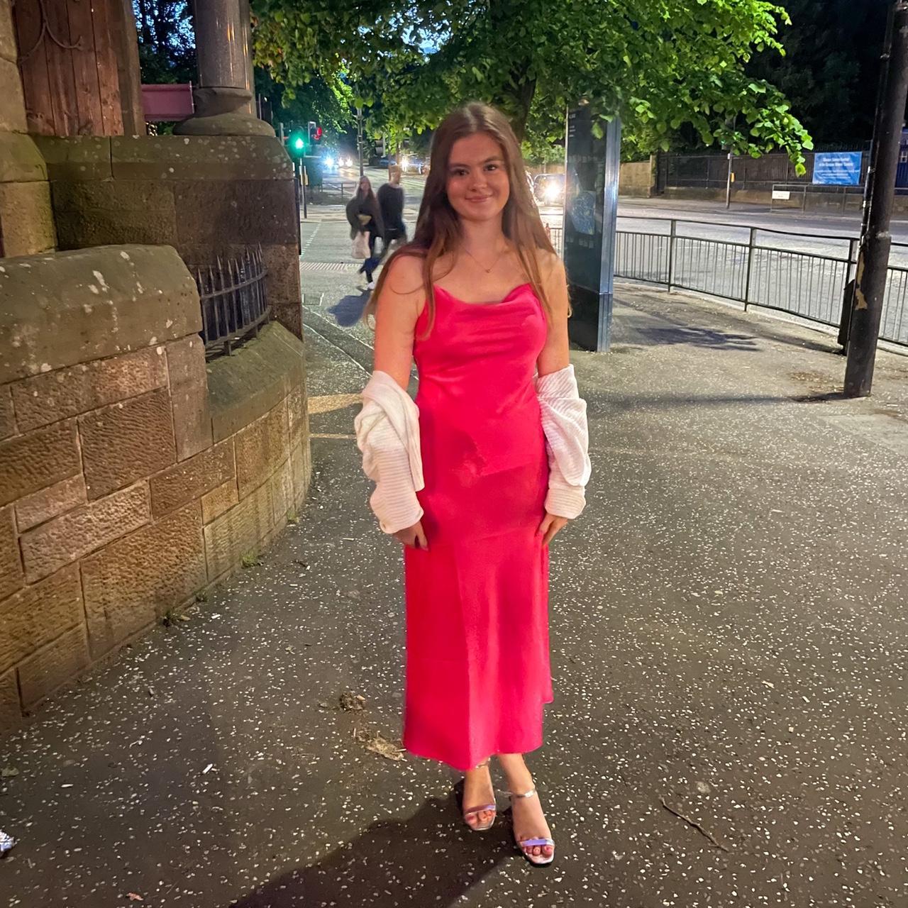 Urban Outfitters Women's Pink Dress | Depop